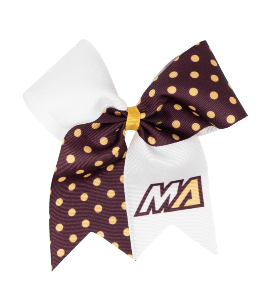Medium Polka Dot Cheer Bow | MA Corral